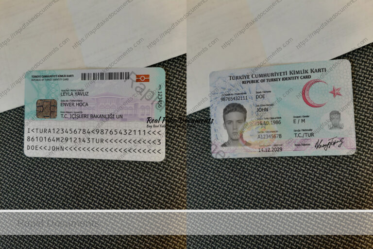 Turkey ID Card - Fake Turkey ID Card